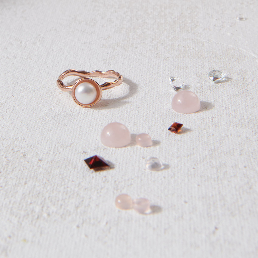 Mini Pearl Ripple Ring - Gold – Kristen Baird® Jewelry